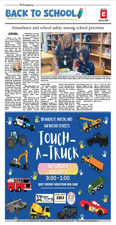 Back to School 7-24-25 | Jesup Press Sentinel
